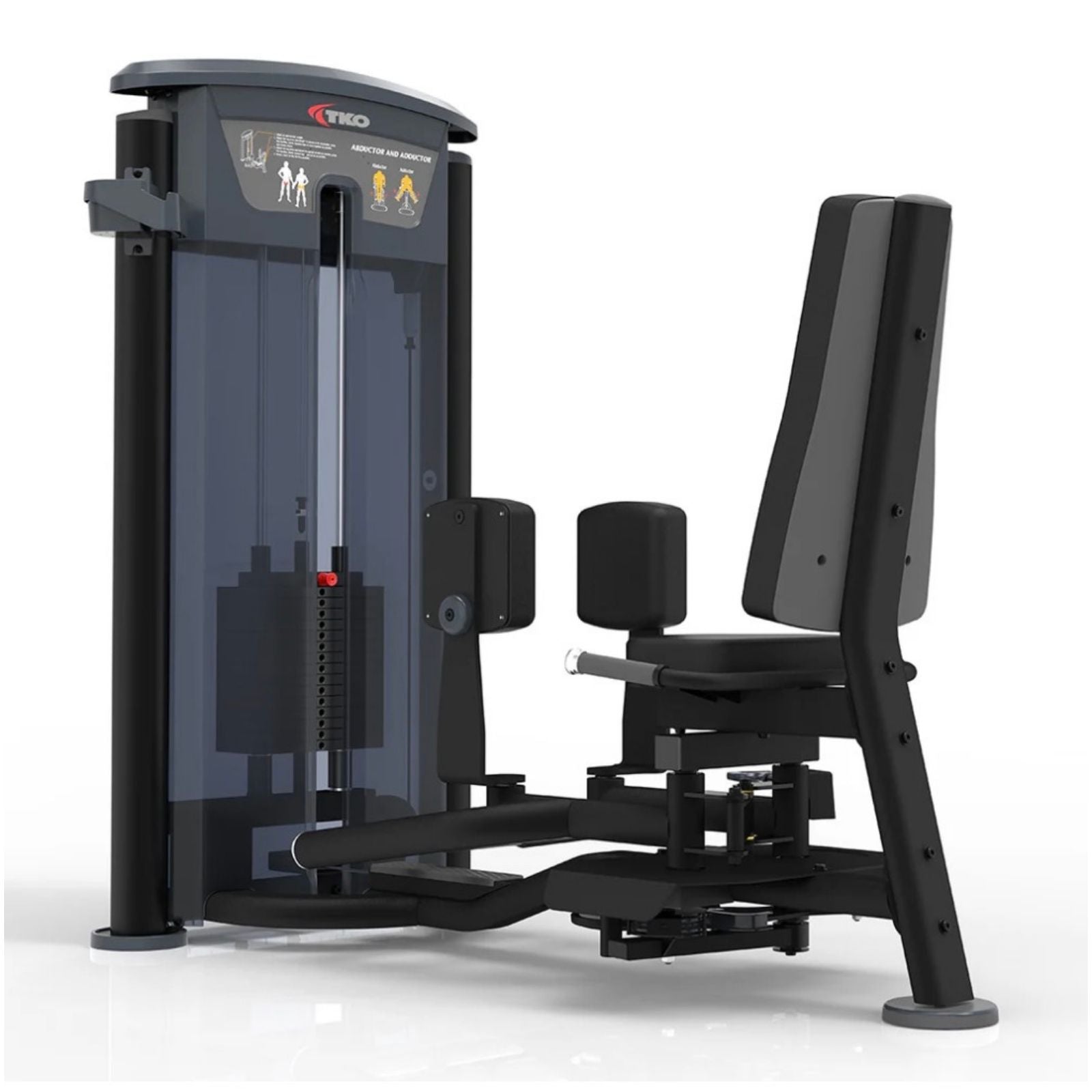 TKO Hip Abduction Adduction Machine with 200 lb Stack — Competitors Outlet