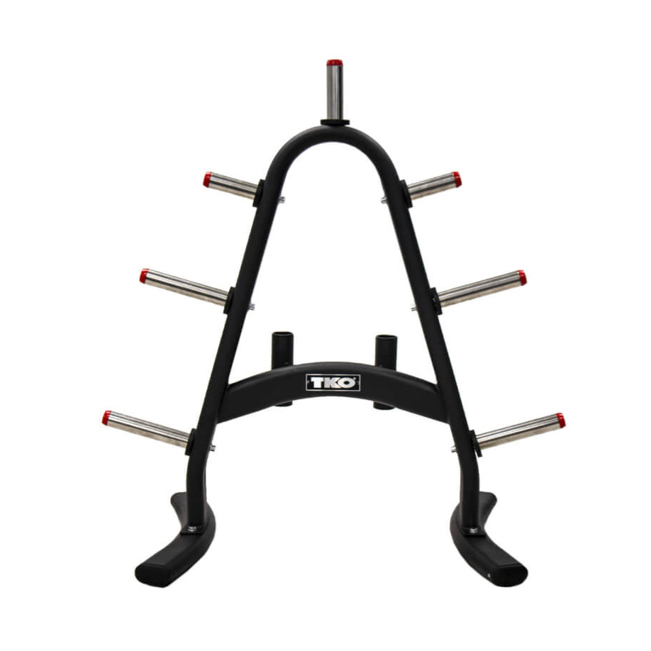 TKO Olympic Plate Tree w/Bar Holders 843OPT-BK — Competitors Outlet