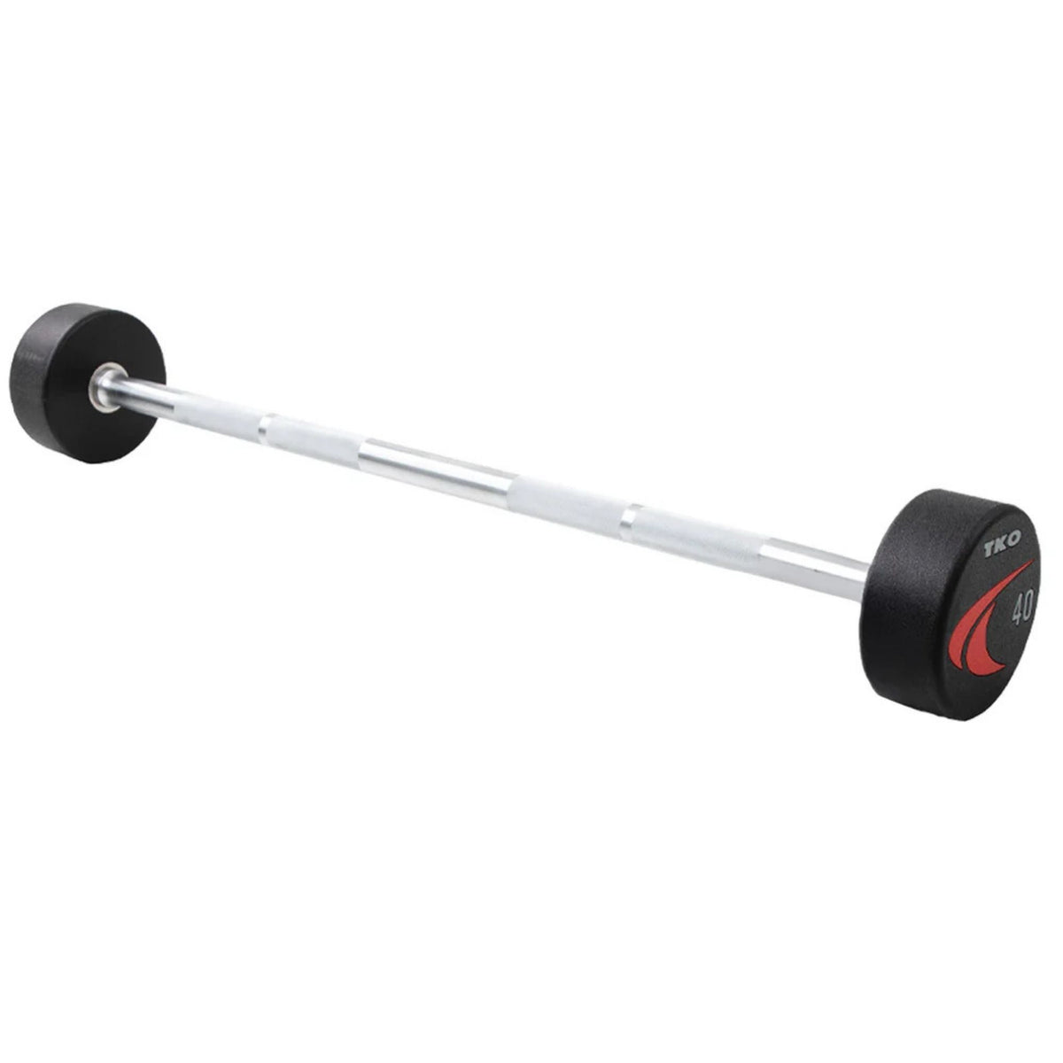 TKO Fixed Straight Bar 20-110LB Set, Urethane 809US-G10