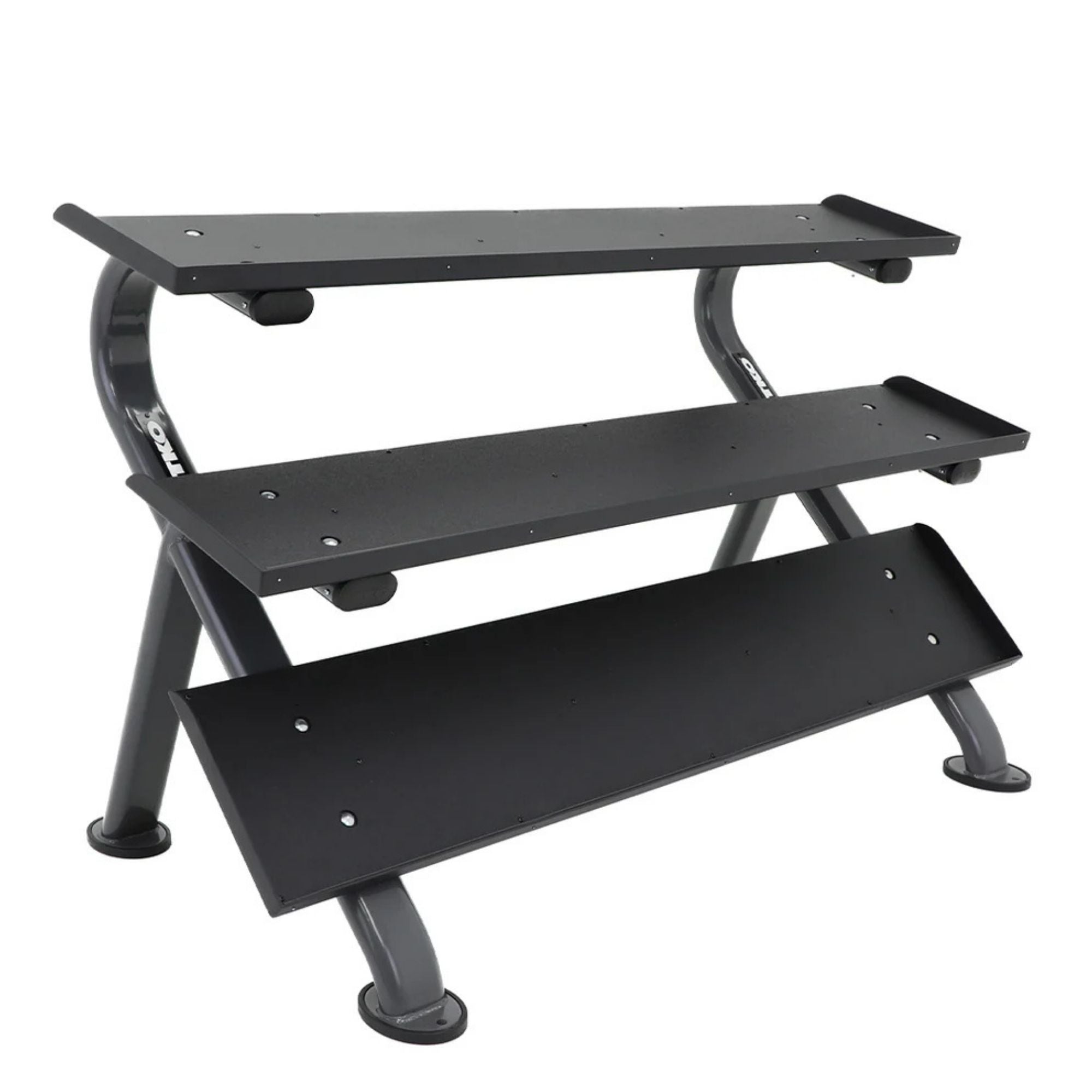 TKO 3-Tier Horizontal Dumbbell Rack 890HDR-B