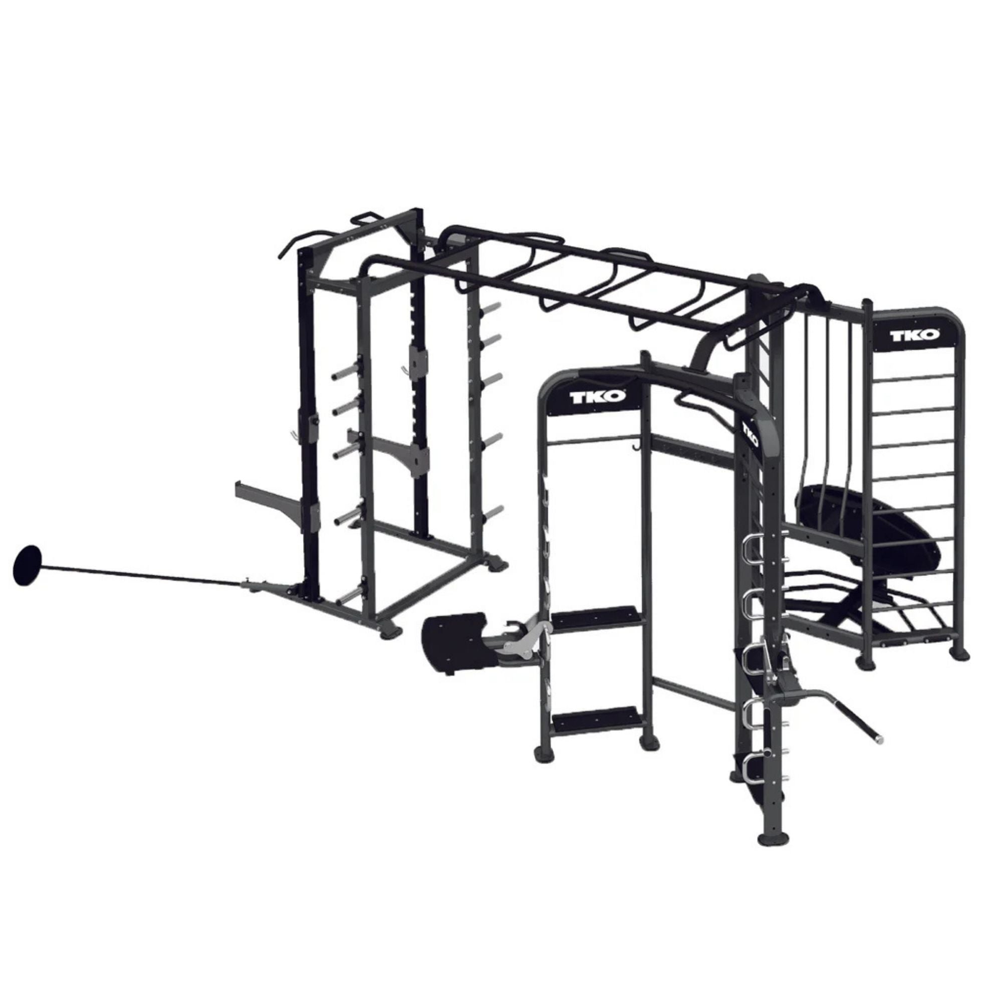 TKO Stretching-Rebounder-Power Rack Station 9902