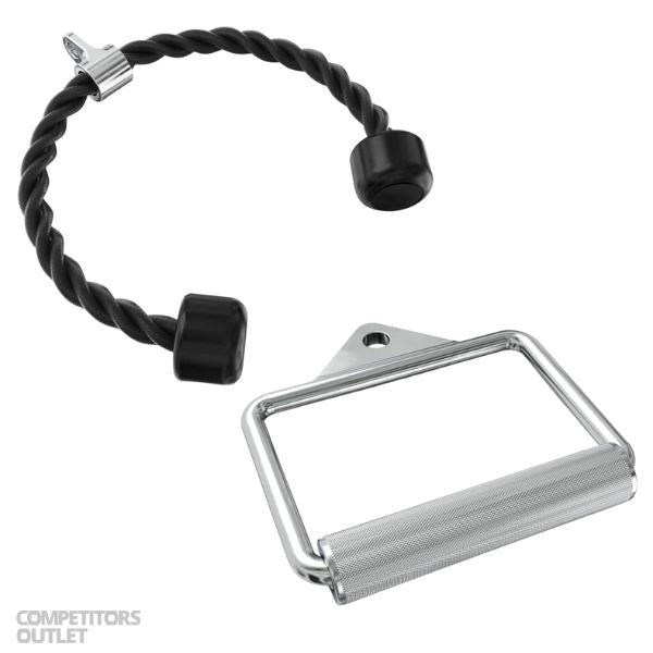 Synergee Tricep Rope and D Handle Package